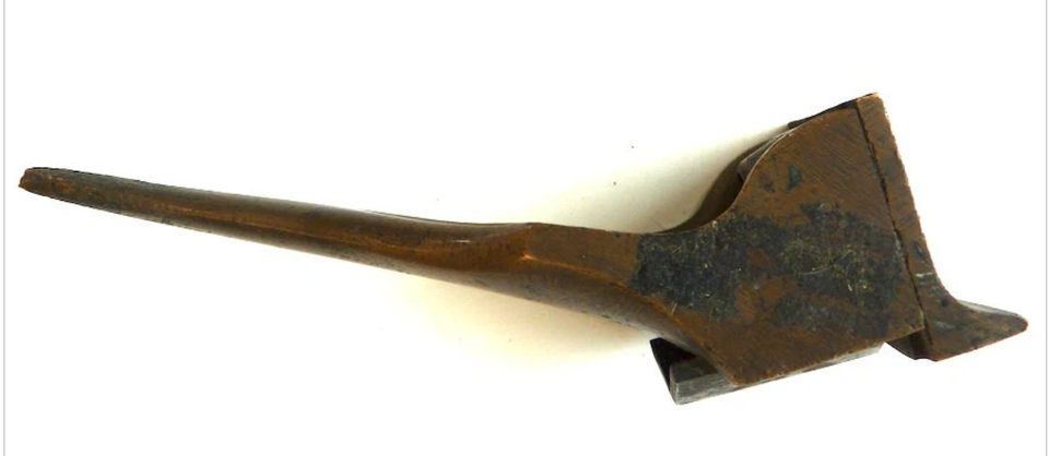 Antique brass rabbet plane cabinetmakers coach maker woodworkers tool ...