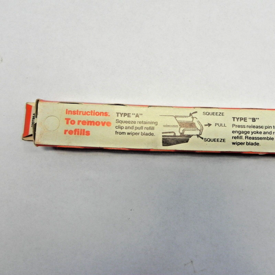 VINTAGE FRAM 15" INCH REPLACEMENT WIPER BLADES REFILL 33015 UNIVERSAL ...