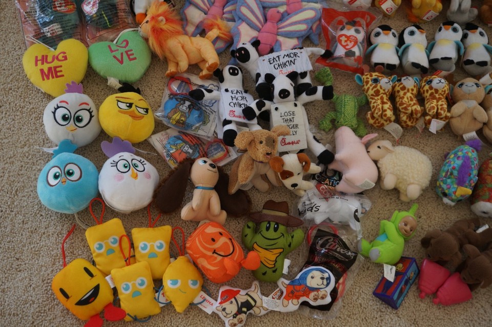 U Pick PLUSH McDonalds HAPPY MEAL Mini Stuffed Animal Ty Teenie Beanie ...