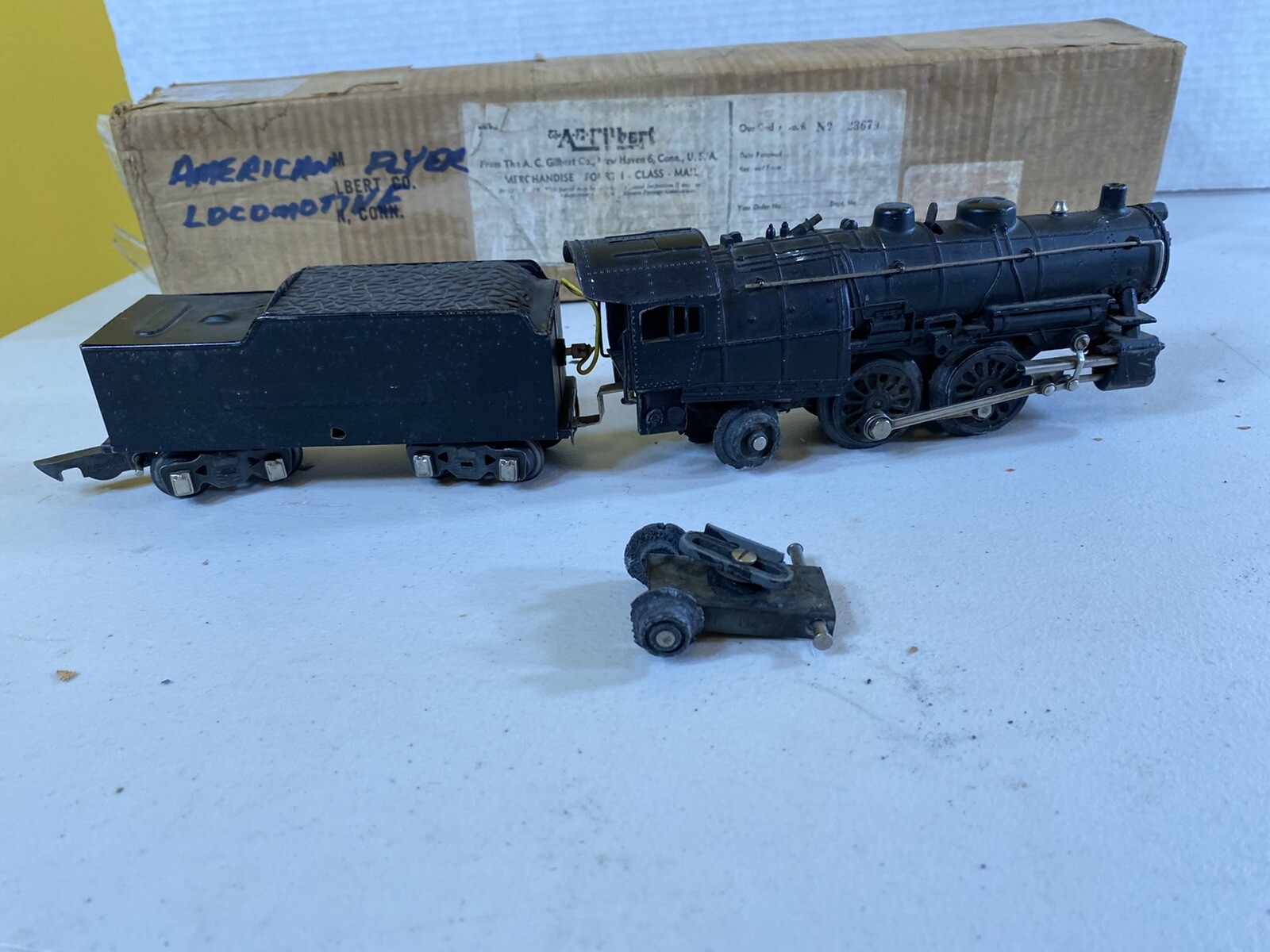 American Flyer 564 565 train front pilot tender locomotive No 23679 O ...