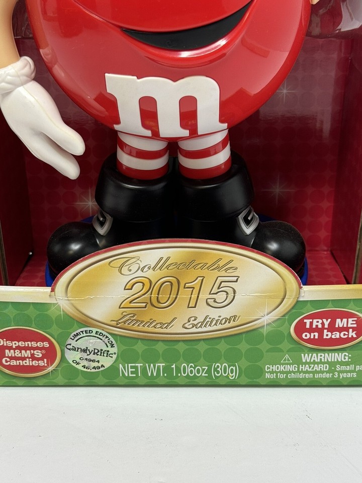 M&M's 2015 CRISTMAS SANTA CANDY DISPENSER MM COLLECTIBLE Boxed | eBay