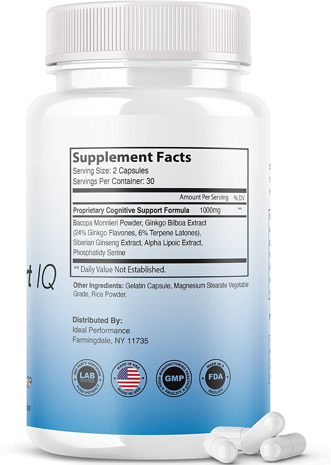 Neuro Smart IQ Brain Pills Neurosmart Mind Energy Plus Neurosmartiq (5 ...