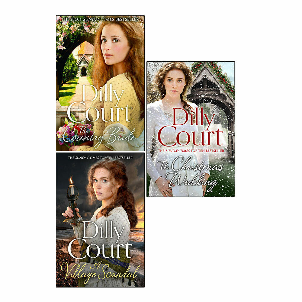 Dilly Court 3 Books Collection Set (the Country Bride a Village Scandal ...