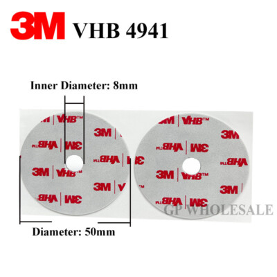 2pcs 3M VHB #4941 Double-sided Acrylic Foam Tape Automotive high bond ...