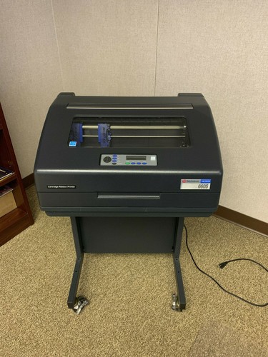 Tally Genicom 6505 Line Printer on Stand | eBay