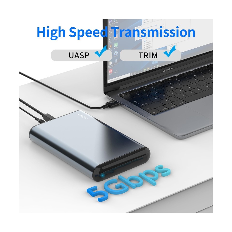 GODO SAS to USB 3.0 Hard Drive Adapter,SAS/SATA Hard Drive Enclosure ...