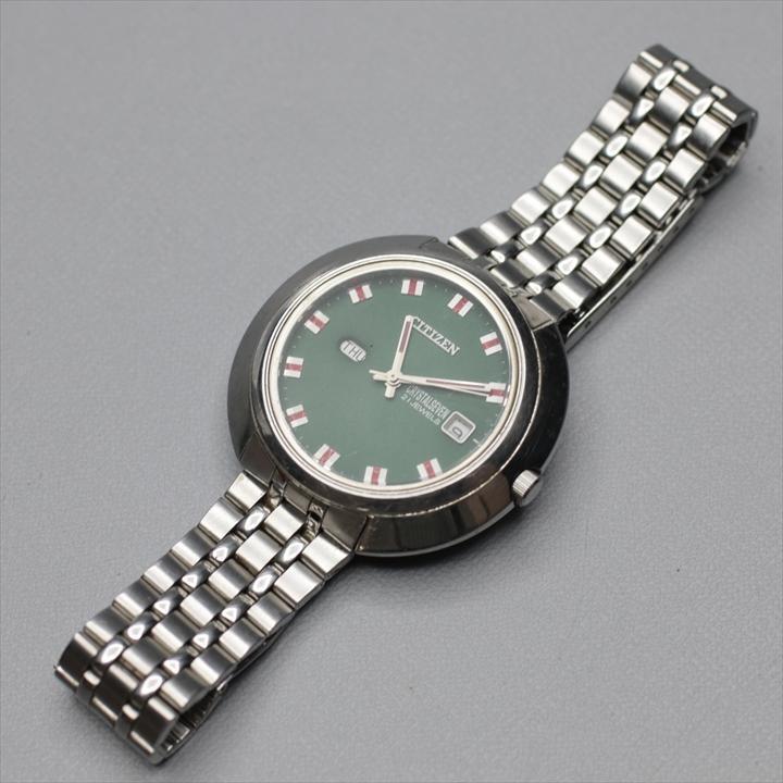CITIZEN Crystal Seven 8200 Automatic Watch Green Dial 41.3mm CITIZEN Crystal Seven 8200 Automatic Watch Green Dial 41.3mm