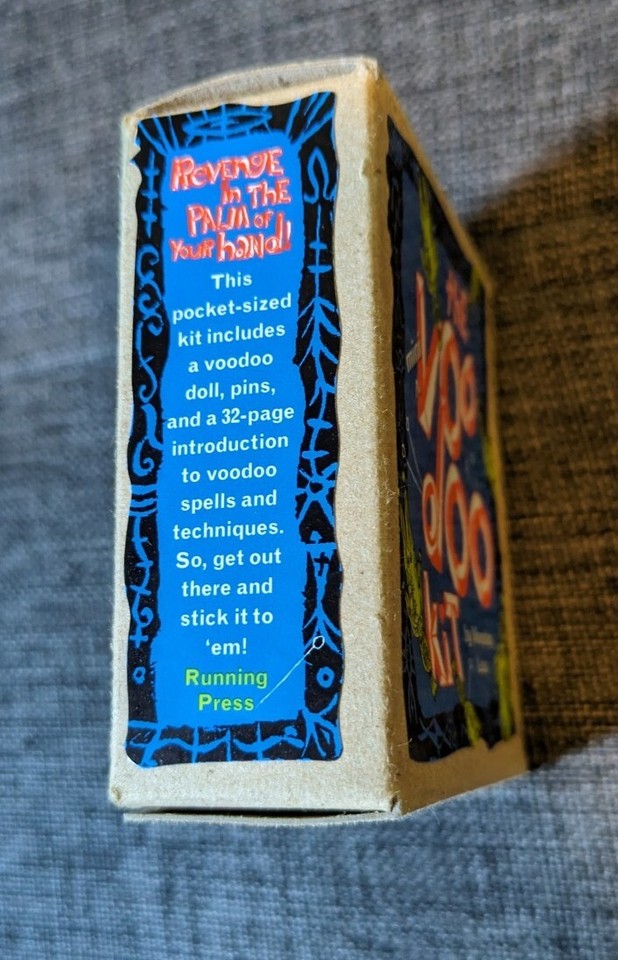 New Mini Voodoo Kit by Voodoo Lou Green Pocket Sized Revenge Doll, Pins ...