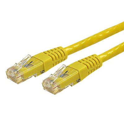 STARTECH.COM C6PATCH15YL 15FT YELLOW CAT6 ETHERNET CABLE DELIVERS MULTI ...