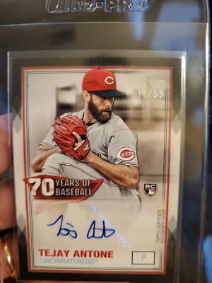 2021 Topps Series 1 Tejay Antone RC 70 Years Of Baseball Autograph ...