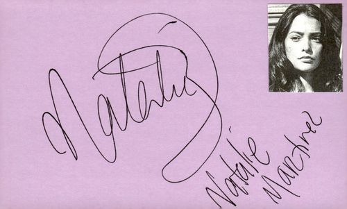 Natalie Martinez Signed Auto 3x5 Index Card Death Race | eBay