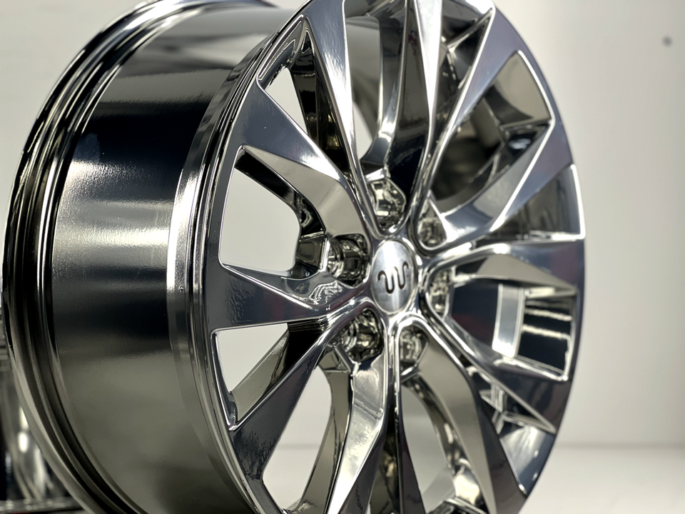 20" 4 FORD OEM F150K WHEELS RIMS TIRES UHD PVD CHROME ACTORY KING RANCH ...