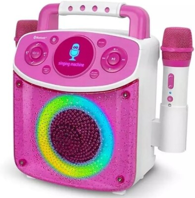 Kids Karaoke Machine with Microphone Singing Machine Pink | eBay