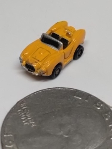Micro Machines Vintage Mini Insiders Orange Shelby Cobra .6 ...