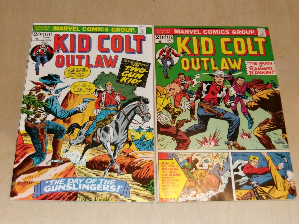 Kid Colt Outlaw 171-220 (1973-1977) FN Average Full Run 50 Total Issues ...