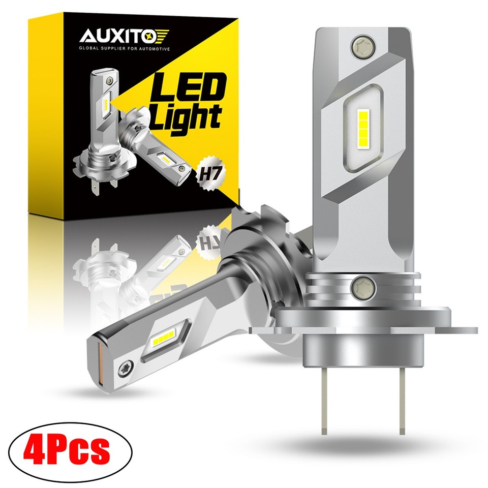 AUXITO H7 LED Headlight Super Bright Bulbs Kit 200W White Hi/Lo Beam ...