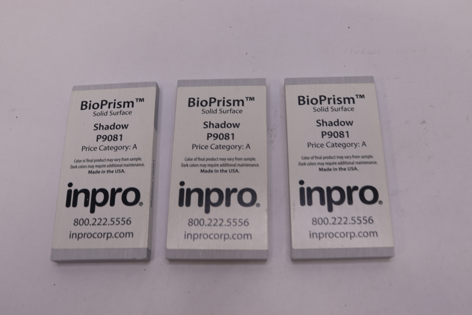 (3-Pk) Inpro BioPrism Solid Surface Sample Shadow P9081 for sale online ...