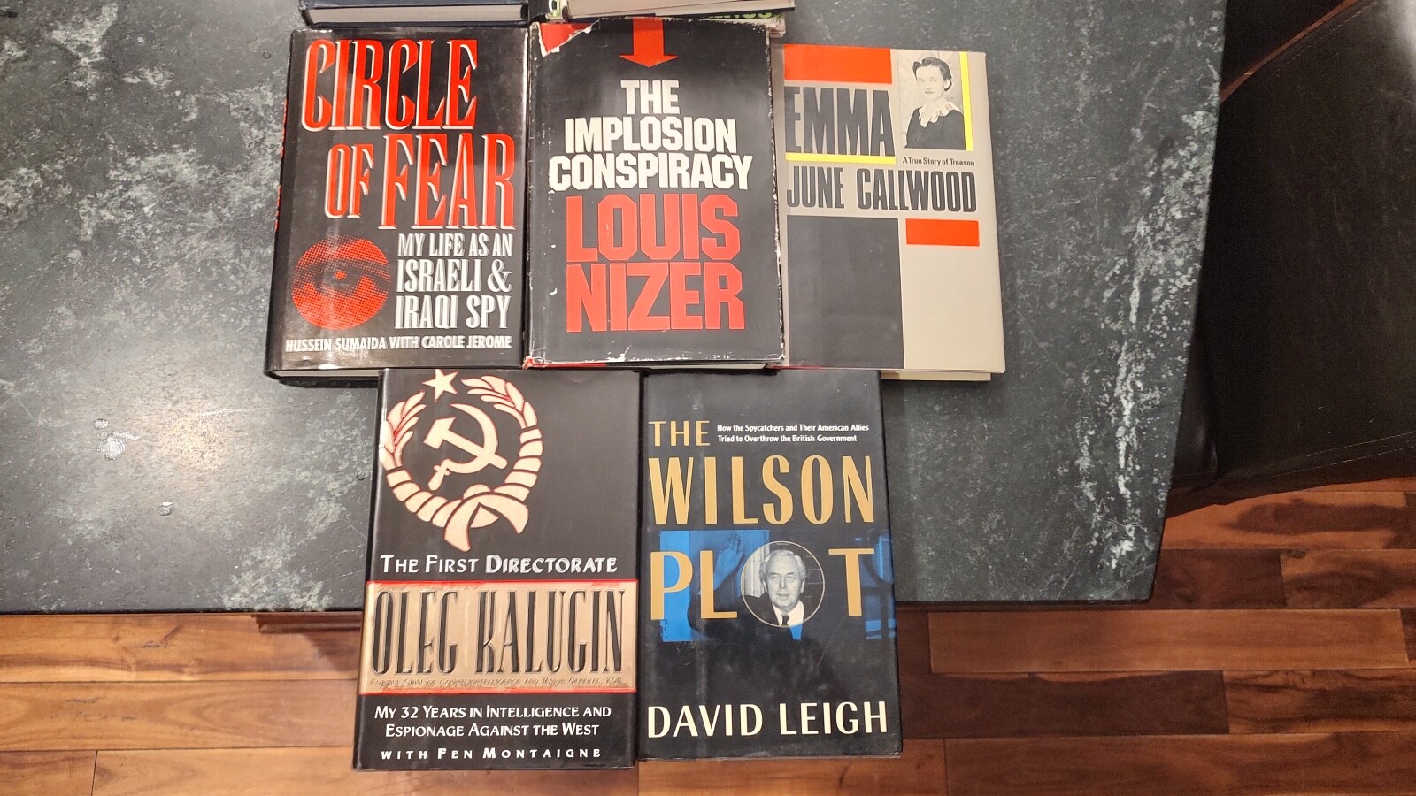 Espionage Spy Book Lot KGB CIA Mossad Traitors The Dark Arts Cloak ...