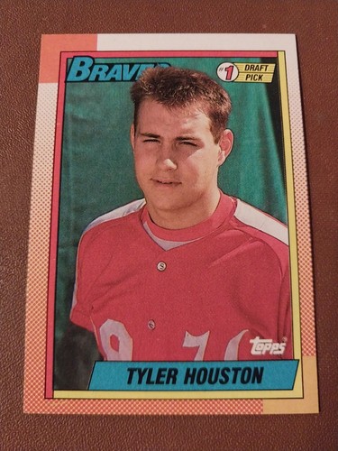 1990 TYLER HOUSTON SOSA TOPPS BASEBALL ROOKIE CARD RC #564 ATLANTA ...