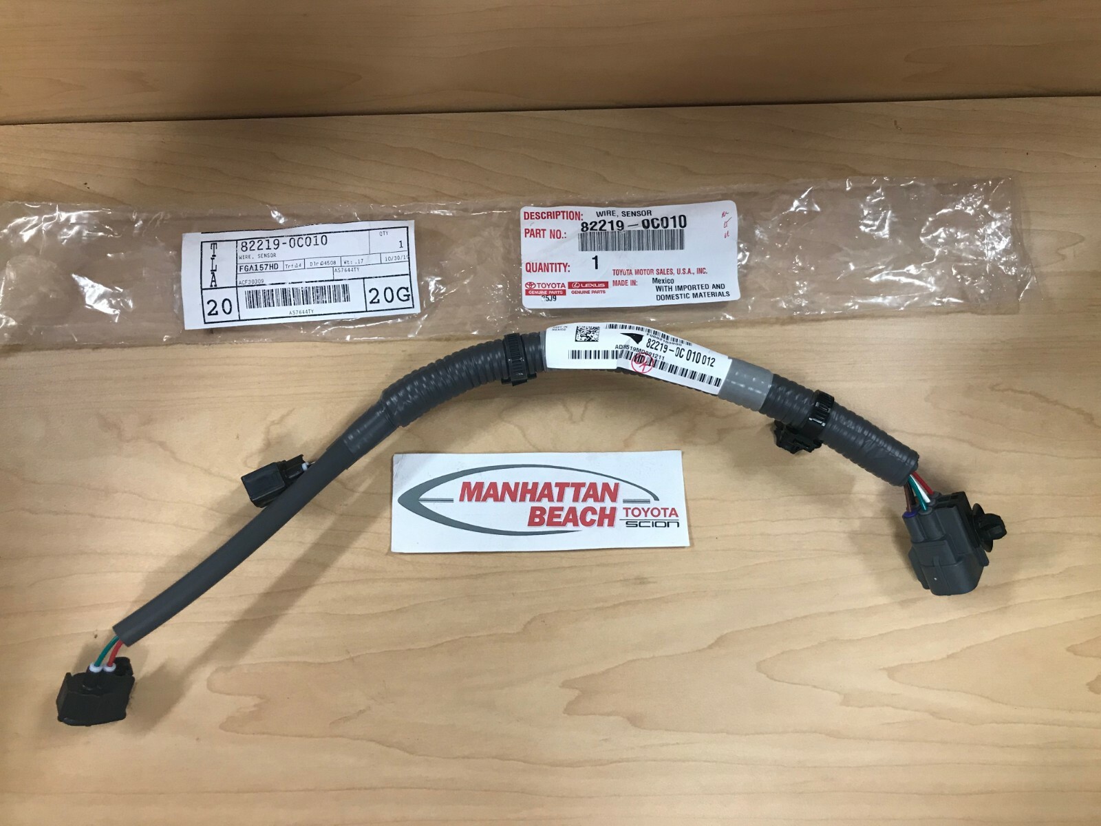 GENUINE TOYOTA KNOCK SENSOR WIRE HARNESS 4.0L V6 82219-0C010 05-11 ...