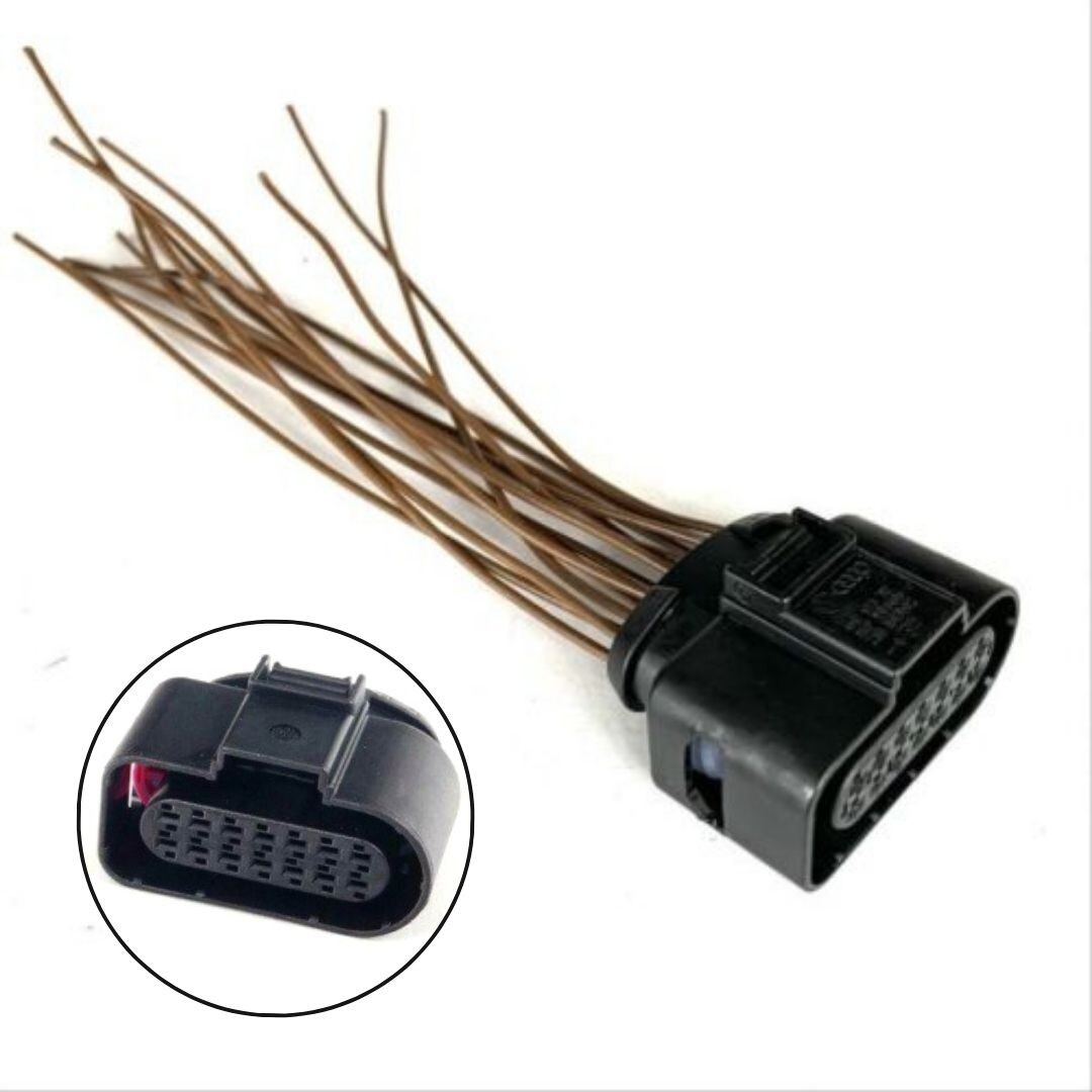 Genuine 14 Pin Plug Wiring Connector 4H0973717 For AUDI VW SKODA SEAT ...