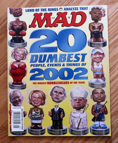 United States Mad Magazine; January, 2003; #425; 20 Dumbest of 2002 | eBay