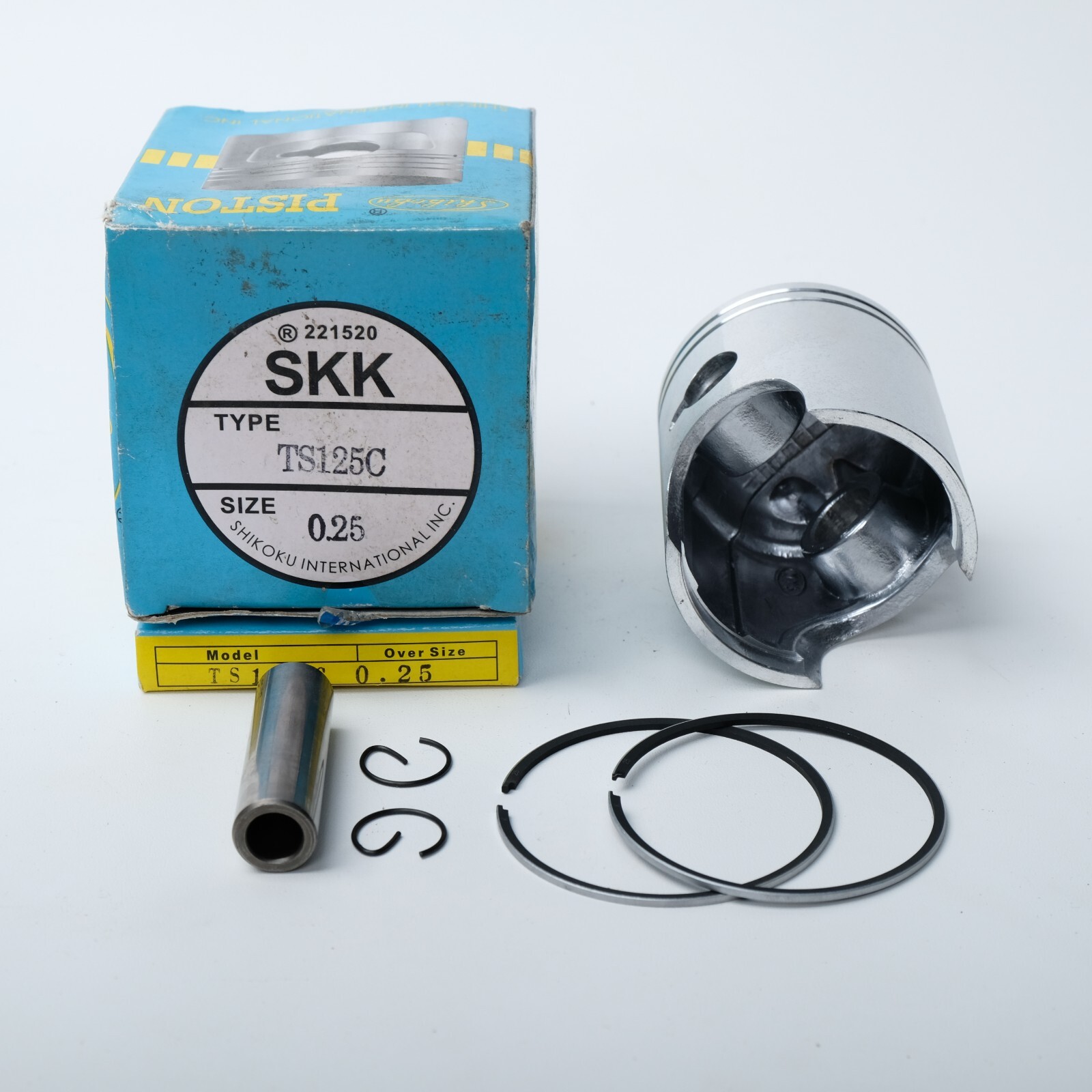 Fits For Suzuki TS125 TC125 DS125 RV125 Piston And Rings Kit Set ...