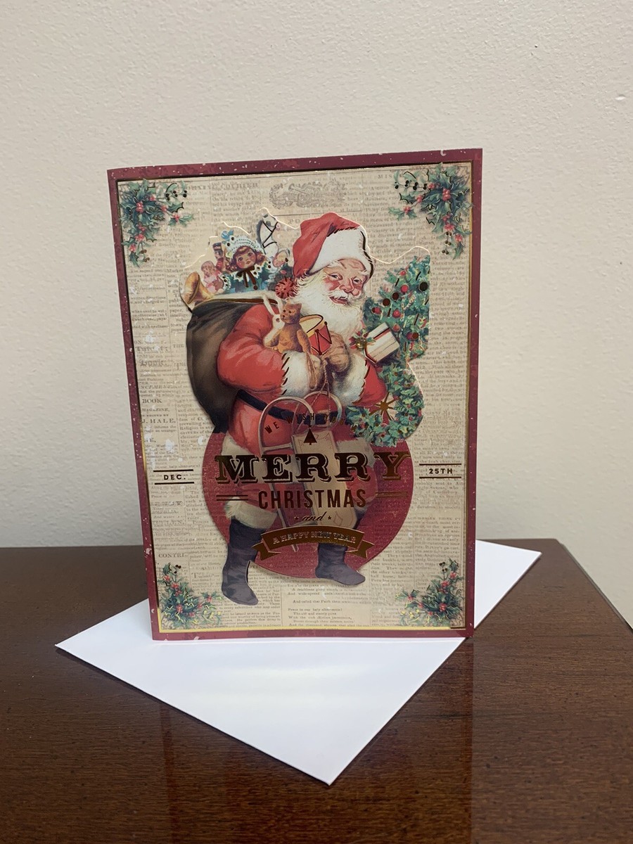Punch Studio Christmas Cards Tropical Pines Frame Holiday Photo Cards