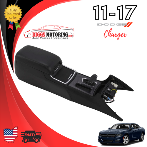 2011-2017 DODGE CHARGER CENTER CONSOLE BLACK police upgrade as seen ...