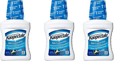 Kaopectate Multi-Symptom Relief Vanilla Liquid 8oz (3 Pack) | eBay