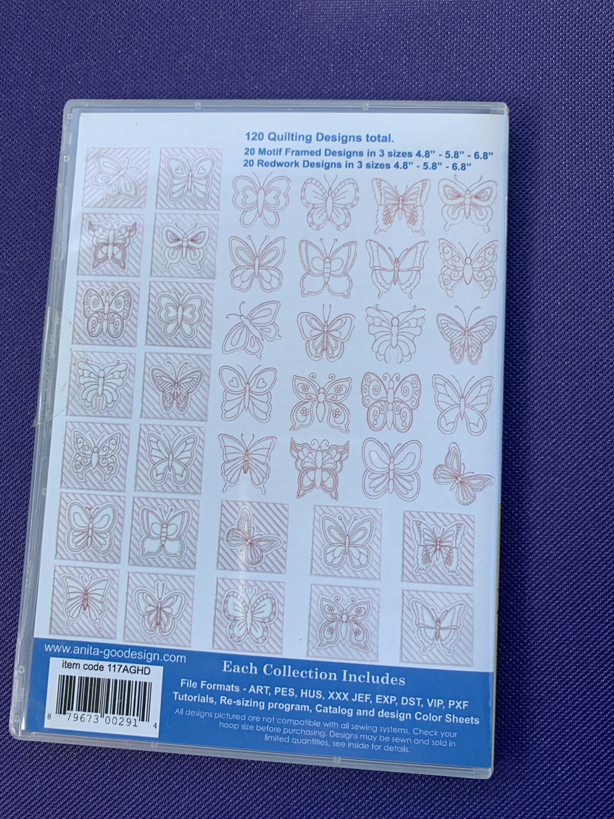 Anita Goodesign Butterfly Quilt Full Collection | eBay