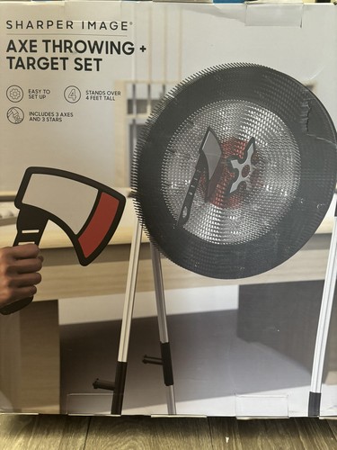Sharper Image Axe Throwing and Target Set (7 Piece) for sale online | eBay
