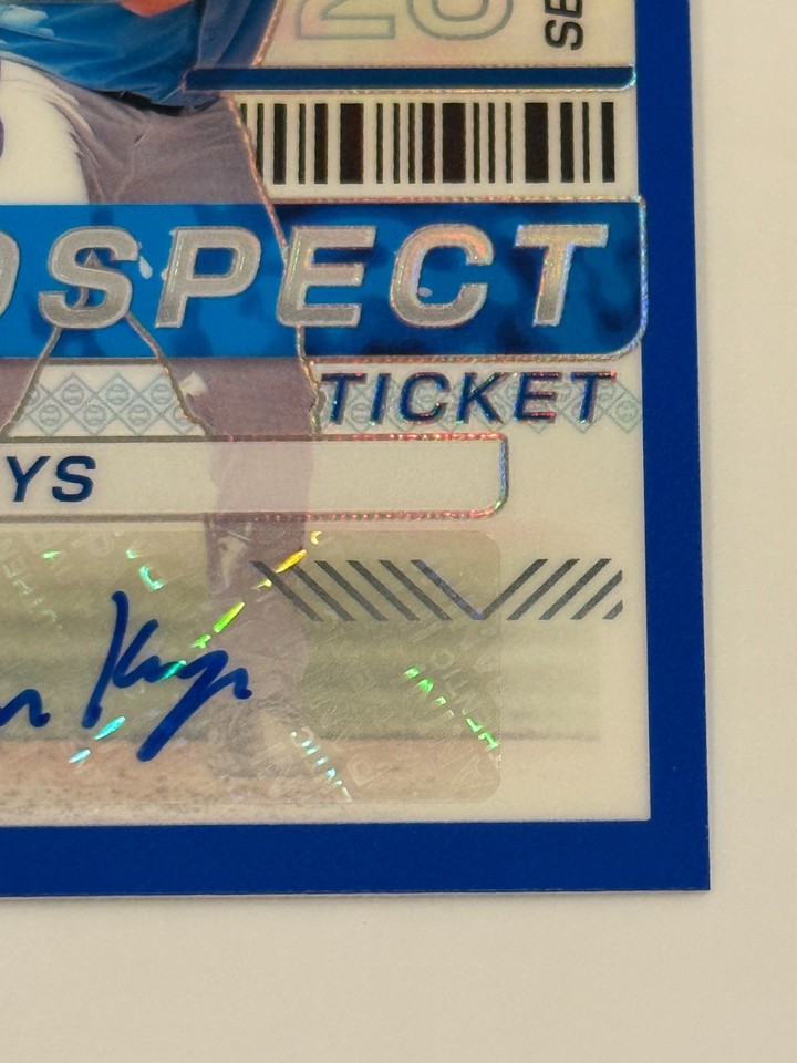 2024 Panini Prospect Edition Sean Keys Blue Auto /149 Toronto Blue Jays ...