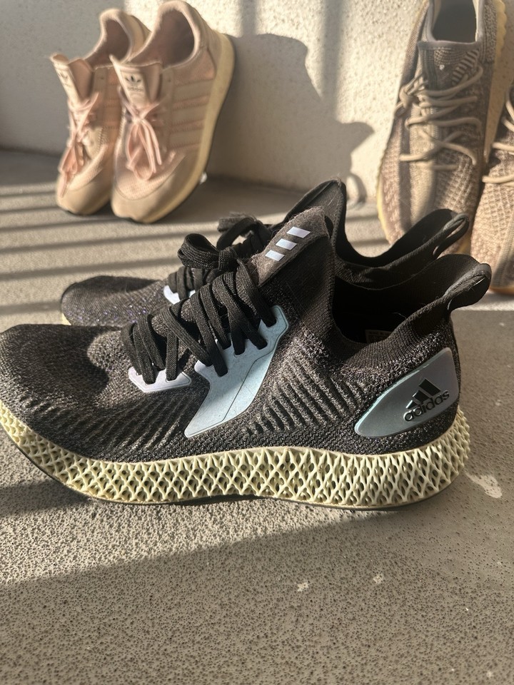 lot of 4 pairs of adidas size 11.5-12.5 (fits 12) yeezy 4D Iniki ...