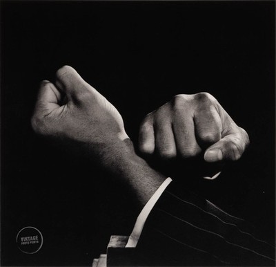 VTG Yousuf Karsh Print Muhammad Ali Hands Engraving Art Portrait 1970 ...