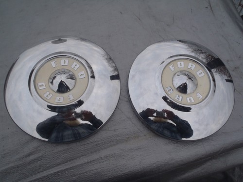 Vintage 55/56 ford hubcaps | eBay