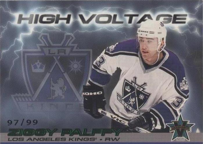 2000-01 Pacific Vanguard - High Voltage Ziggy Palffy #17 Green /99 for ...