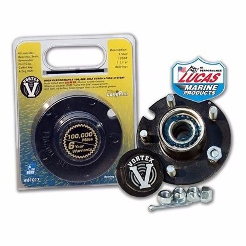 Tie Down 81022 Vortex Hub KIT 5 Bolt on 4-1/2" Marine 1750Lbs Boat ...