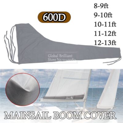 Main Sail Cover For 11'-12' 12'-13' Boom Sail Waterproof 600D Oxford ...