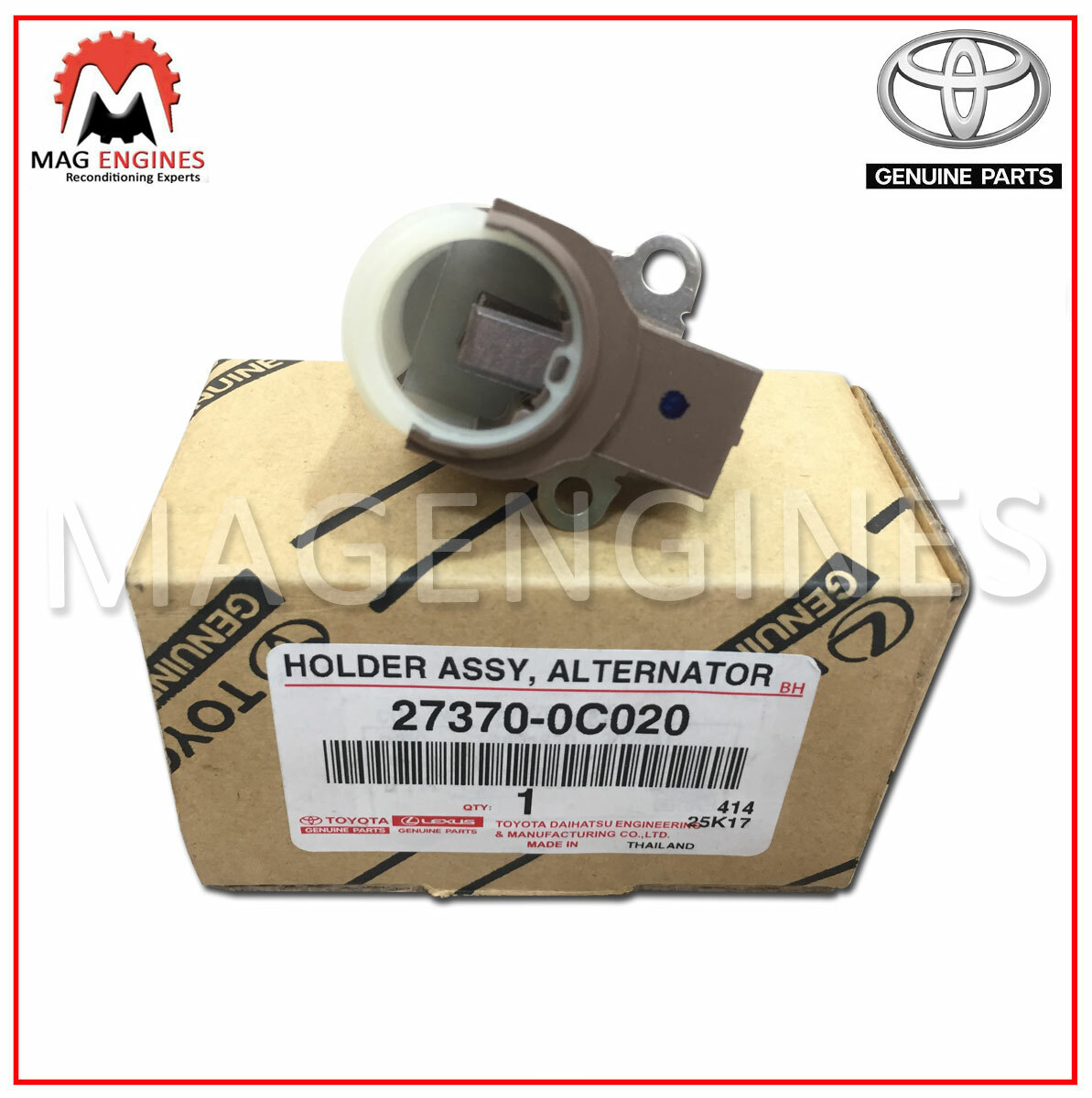 27370-0C020 GENUINE OEM HOLDER ASSY, ALTERNATOR BRUSH 273700C020 | eBay