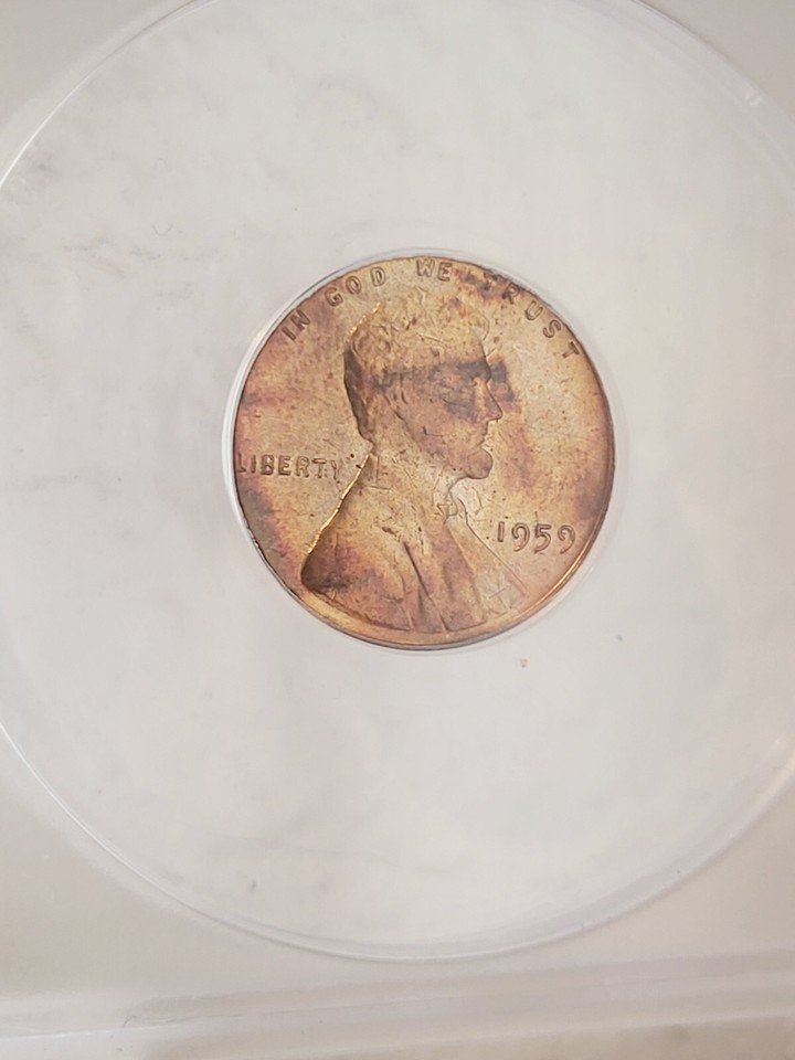 1959 Lincoln Penny - MS 66 - RB - No Mint Mark - with Errors - Rare | eBay