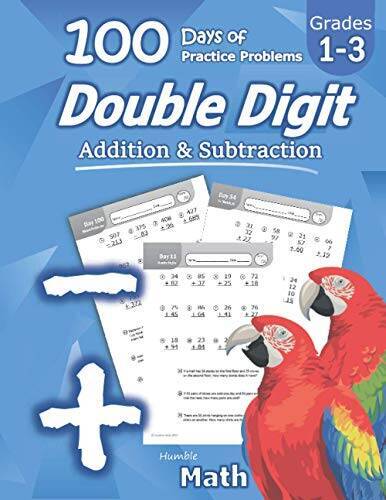 Humble Math - Double Digit Addition & Subtraction : 100 Days of Prac ...