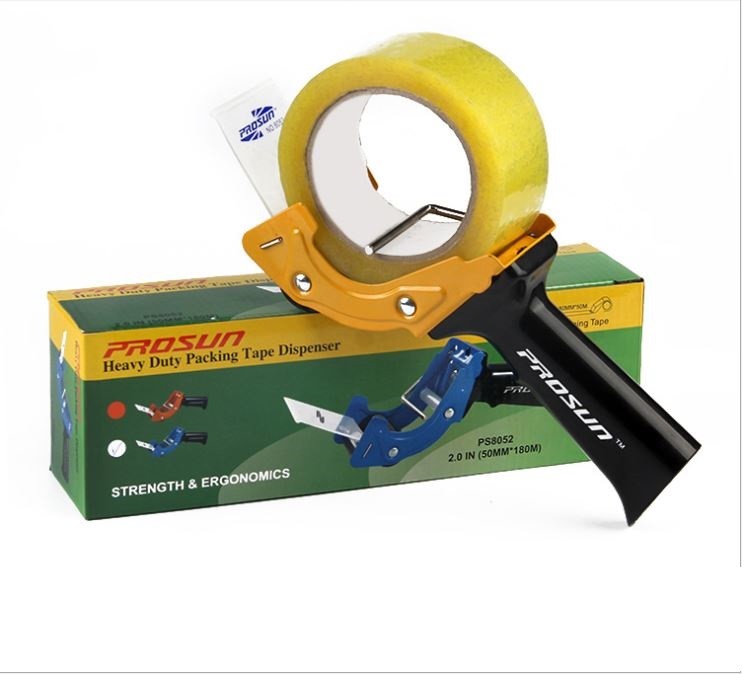 Prosun Packing Tape Dispenser Gun 48mm Roll Sticky Packaging Dispenser ...