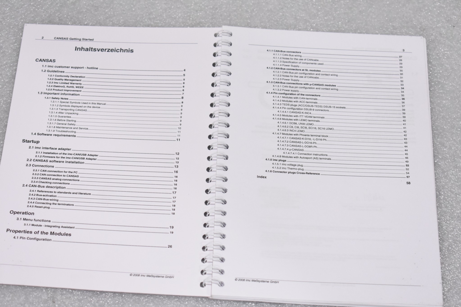 IMC CANSAS MODULE CONFIGURING SOFTWARE VERSION 1.5 R7, REV2 GETTING ...