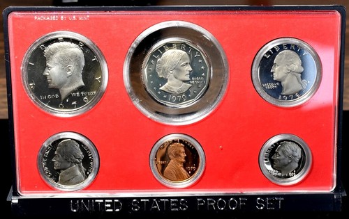 1979-S U.S. Mint 6 Coin Proof Set Type II 2 | eBay
