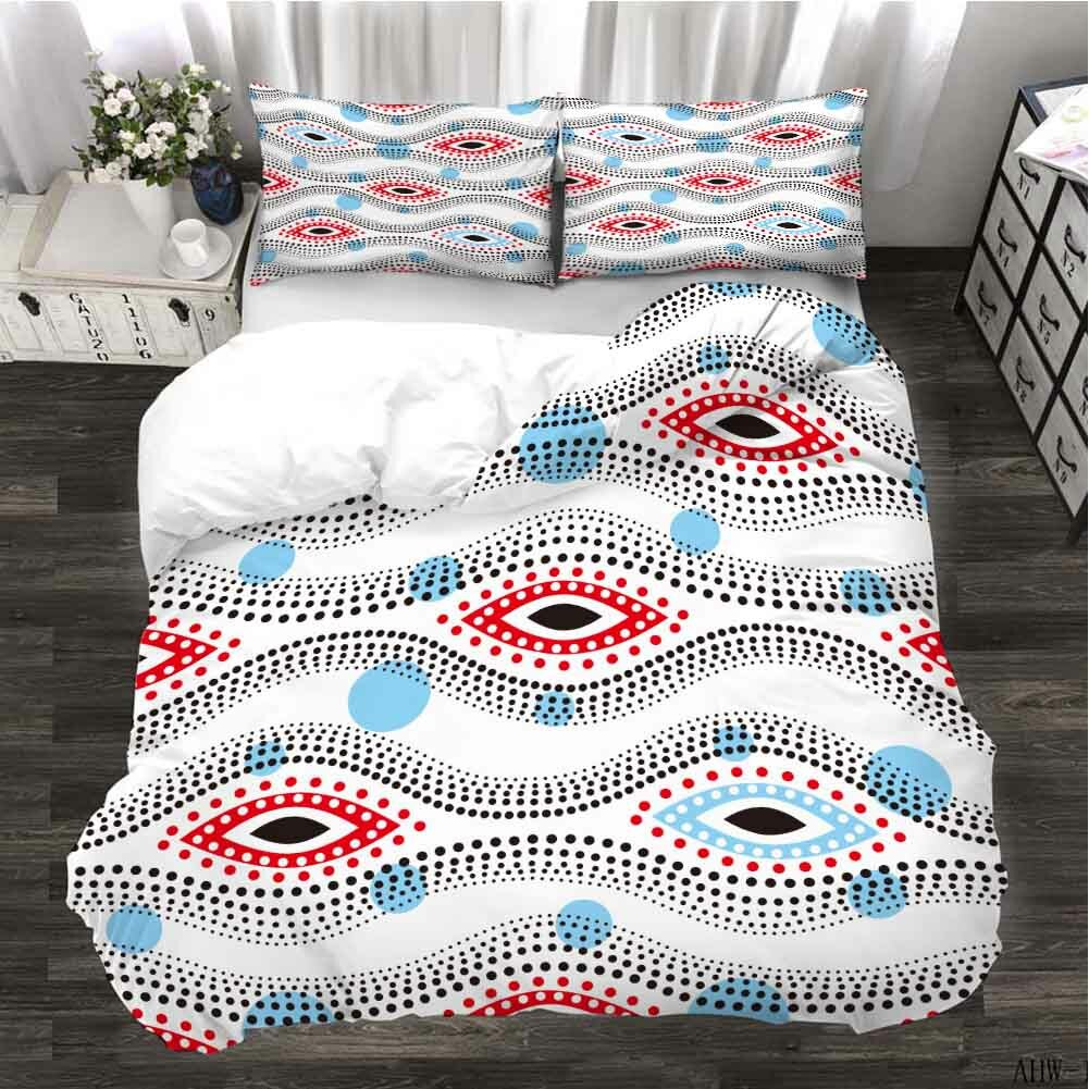 Loose Firm Eyes 3D Printing Duvet Quilt Doona Covers Pillow Case ...