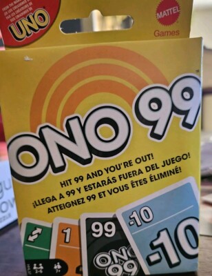 Ono 99 Uno Card Game Mattel 2021 | eBay