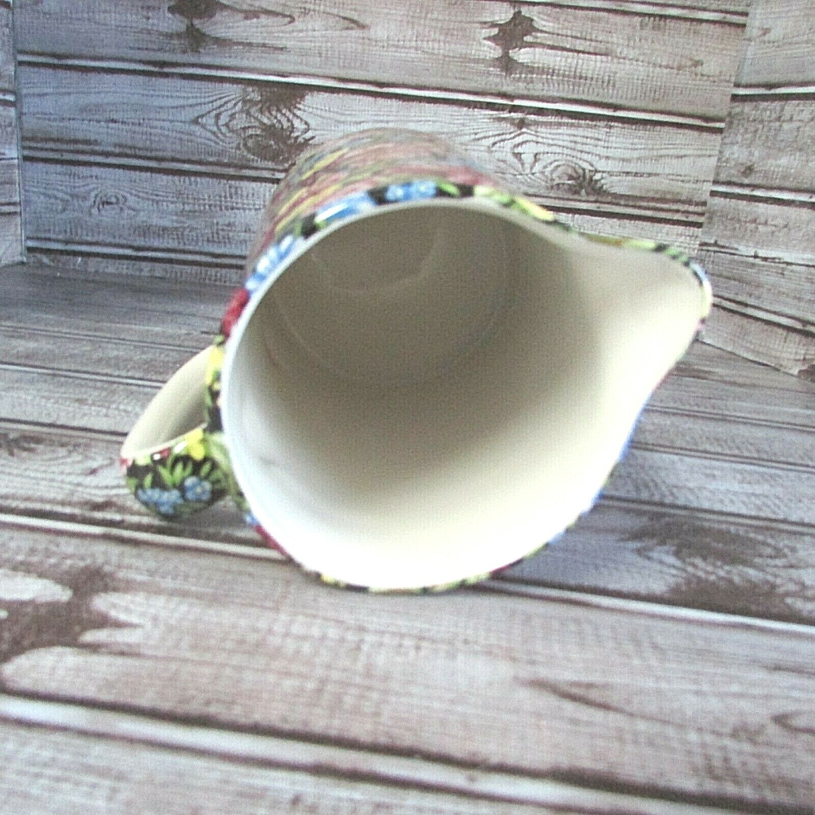 Crown B Burslem Staffordshire England Floral Ceramic Pitcher | eBay