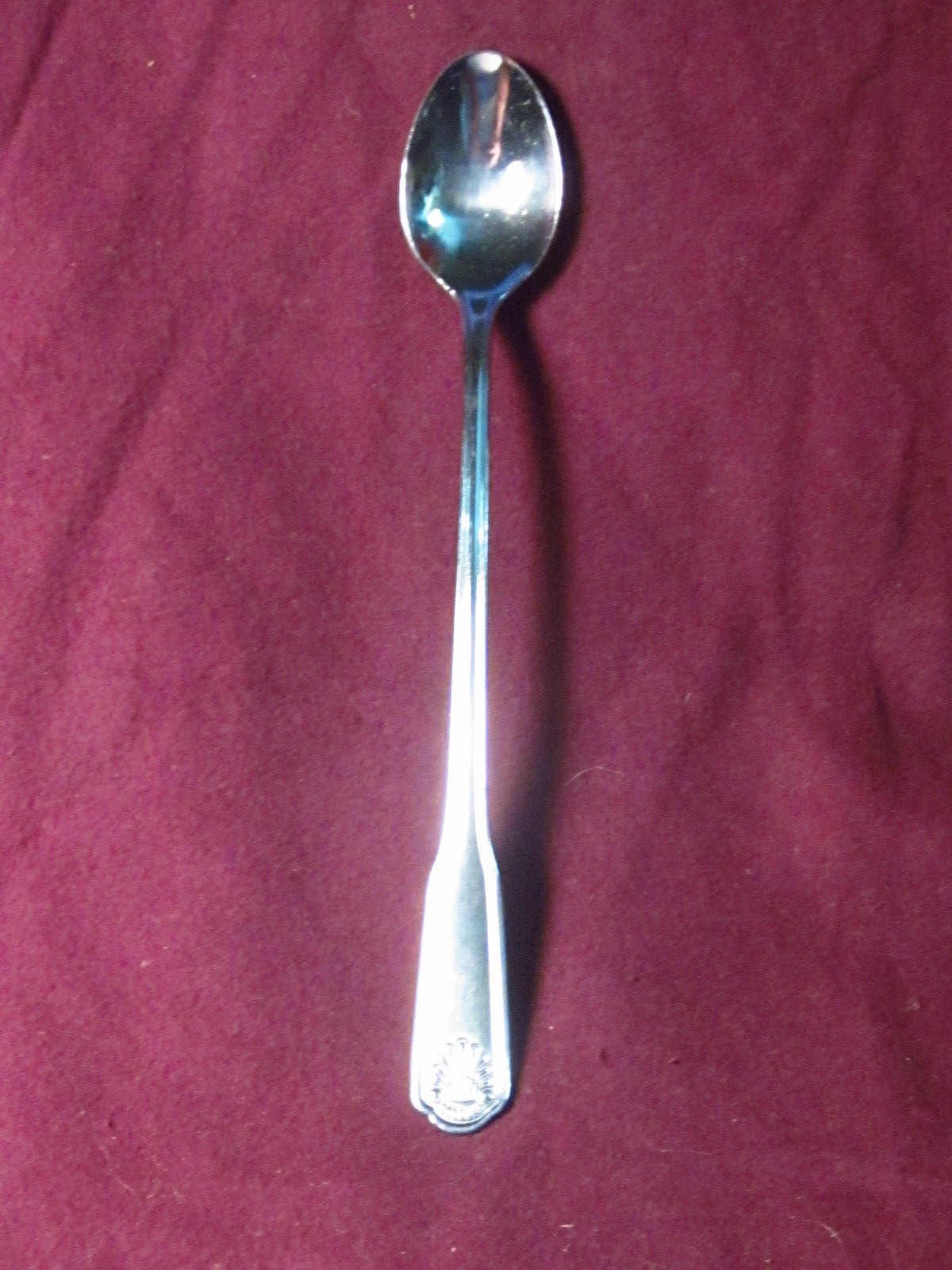 Farberware Stainless Set of 6 Cambridge Shell Iced Tea Spoon 7 1/4" no ...