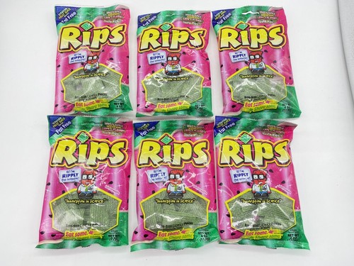 Rips Watermelon Flavored Bite Size Licorice Pieces Fat Free Candy | 6x ...